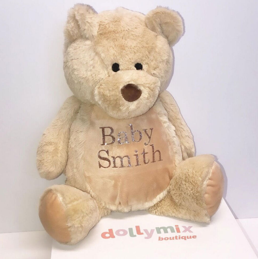 Children's Personalised Teddy Soft Toy | Dollymix Boutique – Dollymix ...